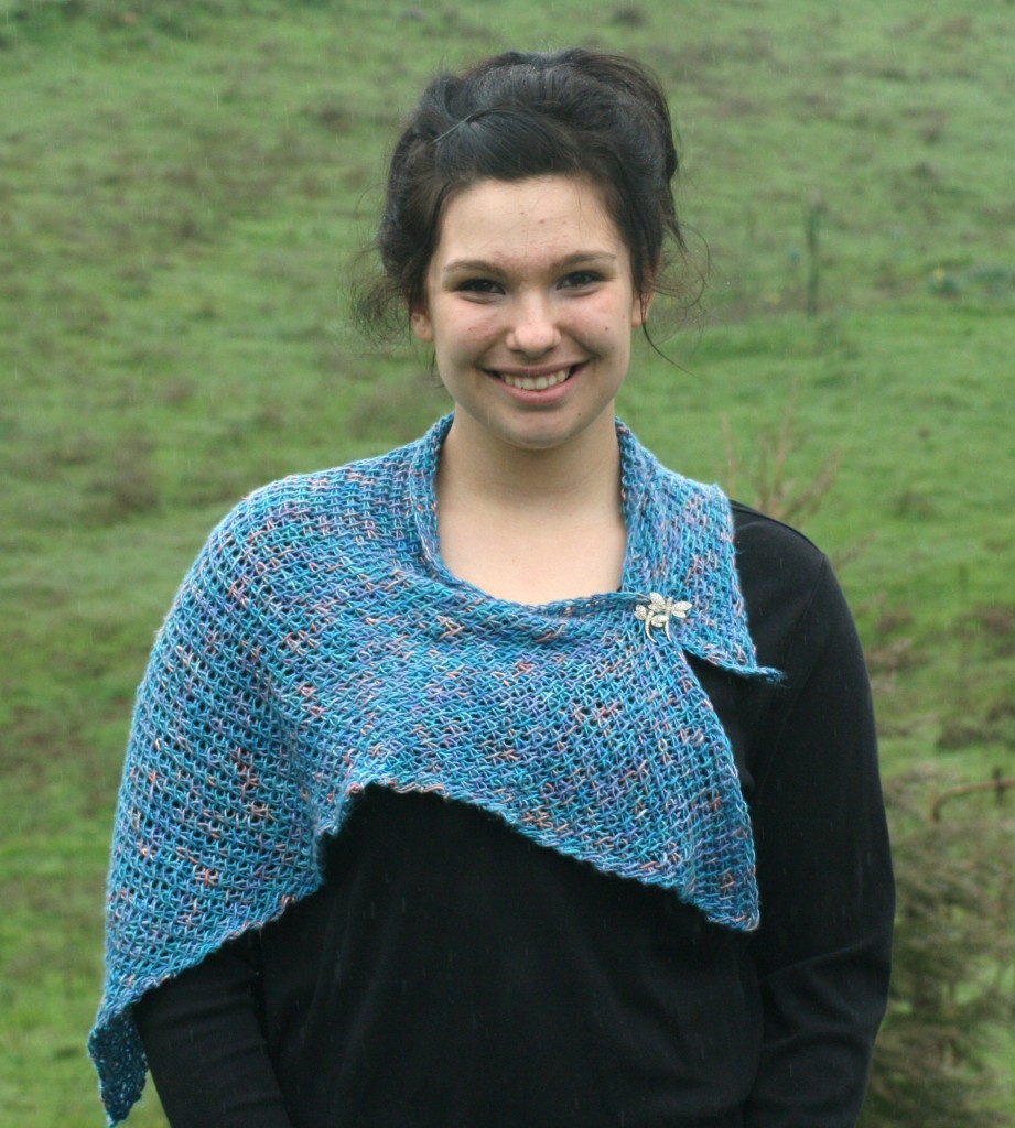 Tunisian Mini Shawl- Free Pattern! - Linda Dean CrochetLinda Dean Crochet