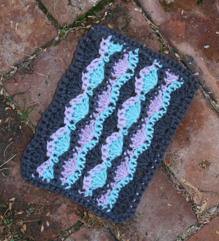 1 for Me, 1 for You- Shells in a Row Block - Linda Dean CrochetLinda ...