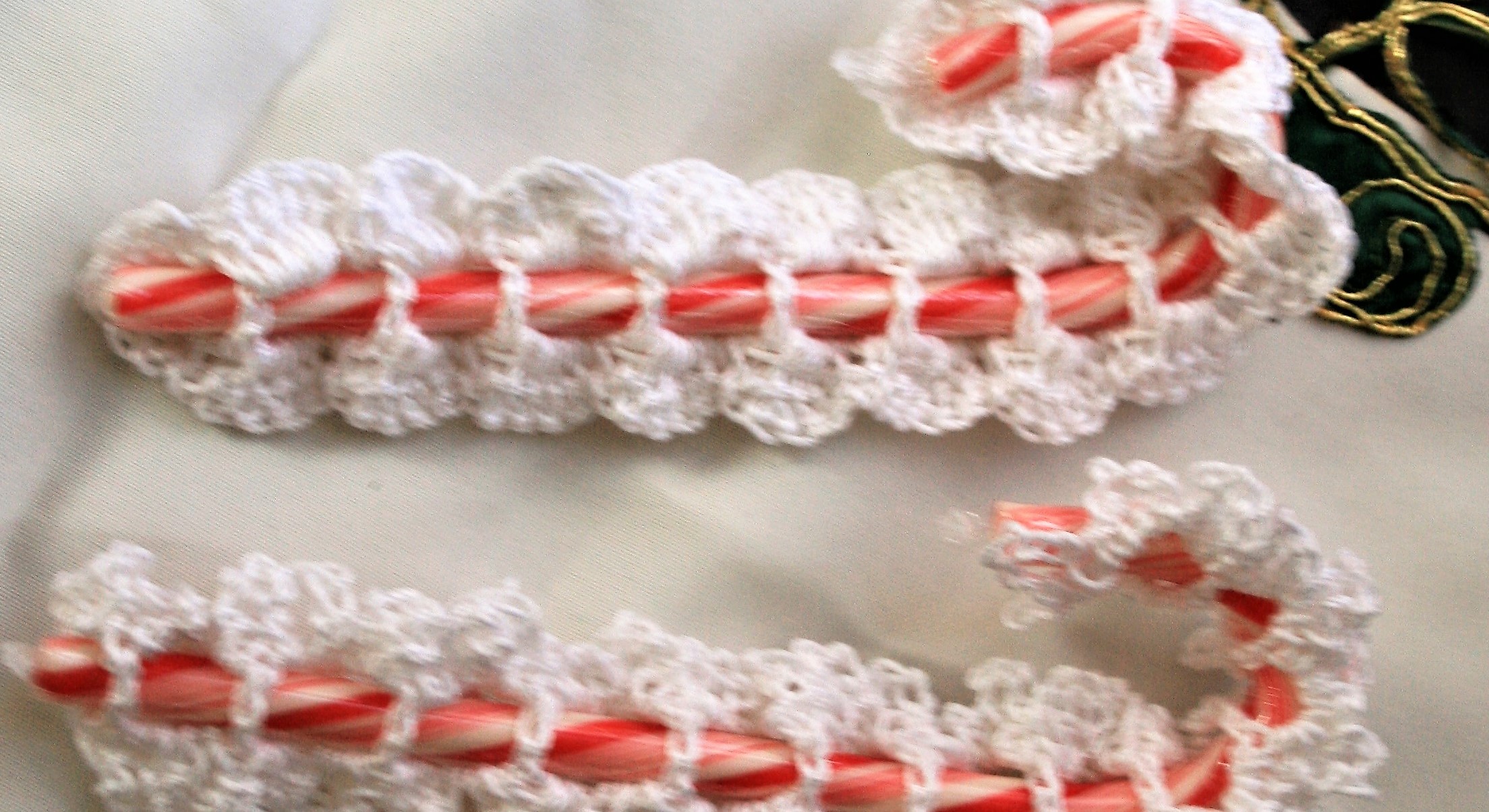 Candy Cane Lace - Linda Dean CrochetLinda Dean Crochet