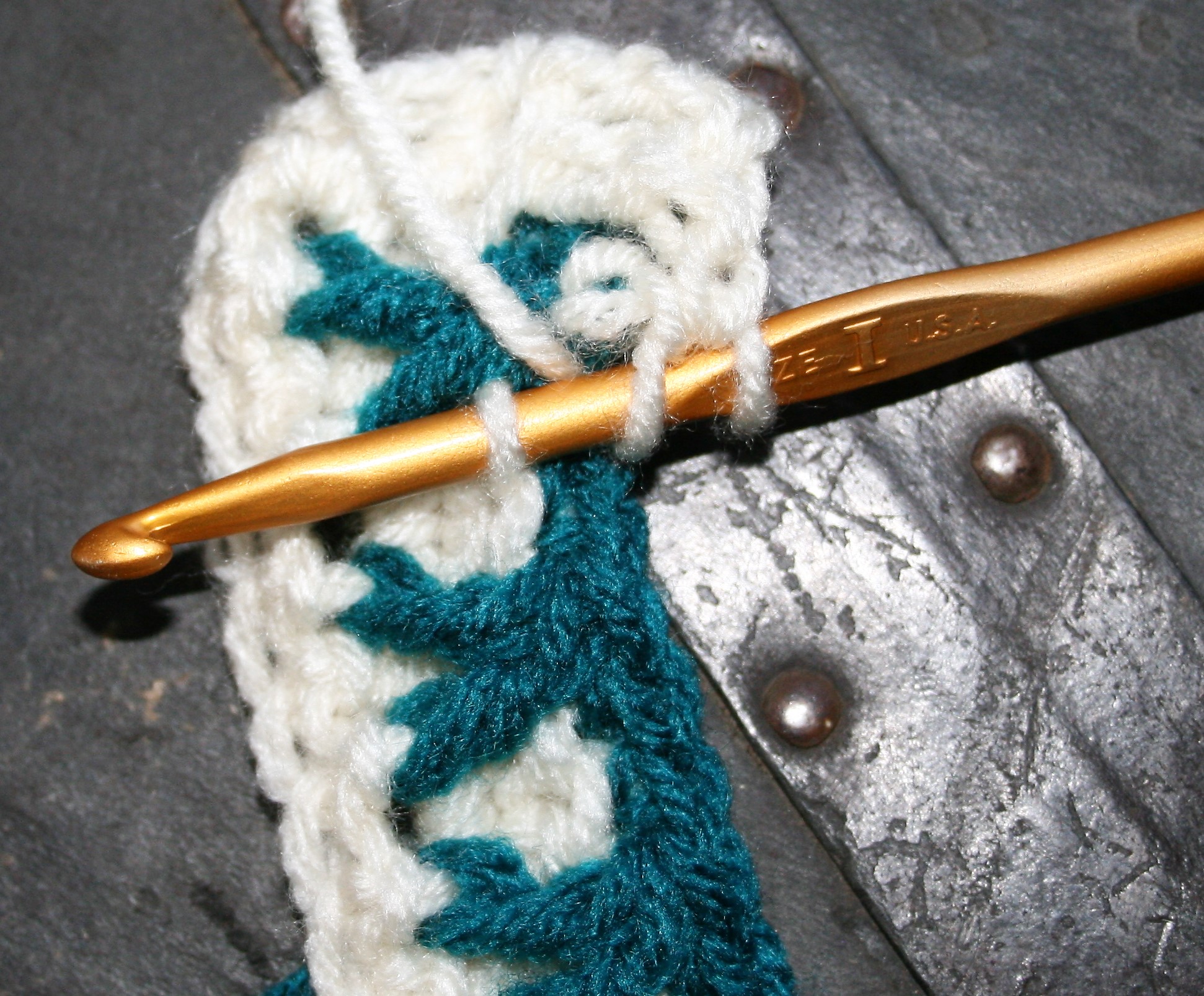 1 For Me, 1 For You- Solid Crochet Lattice Block - Linda Dean ...