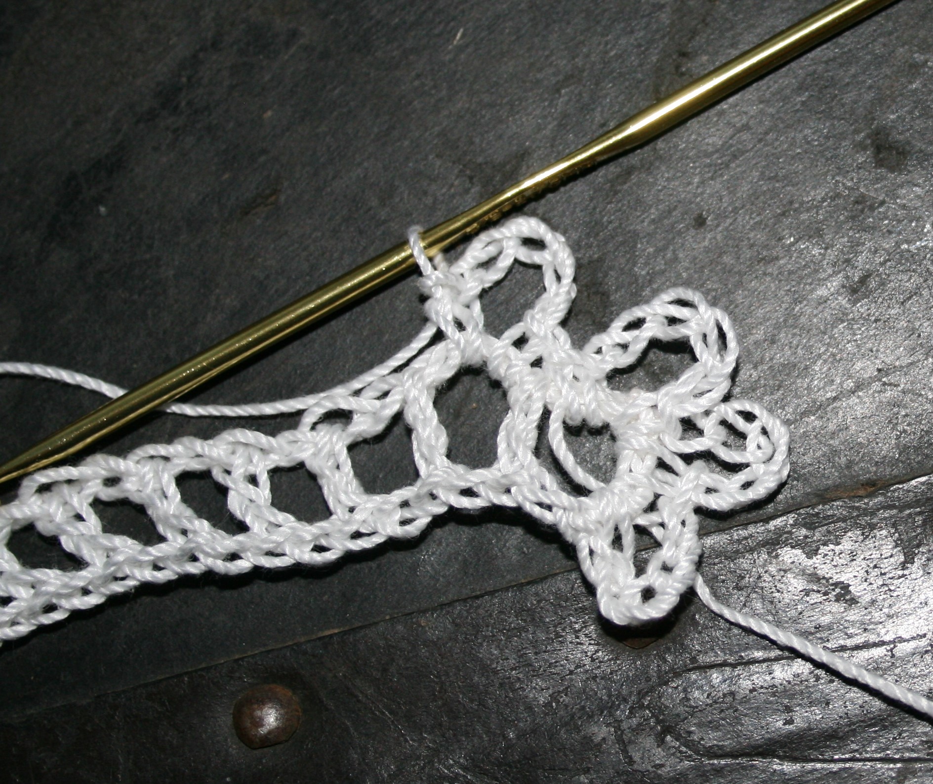 Candy Cane Lace - Linda Dean CrochetLinda Dean Crochet