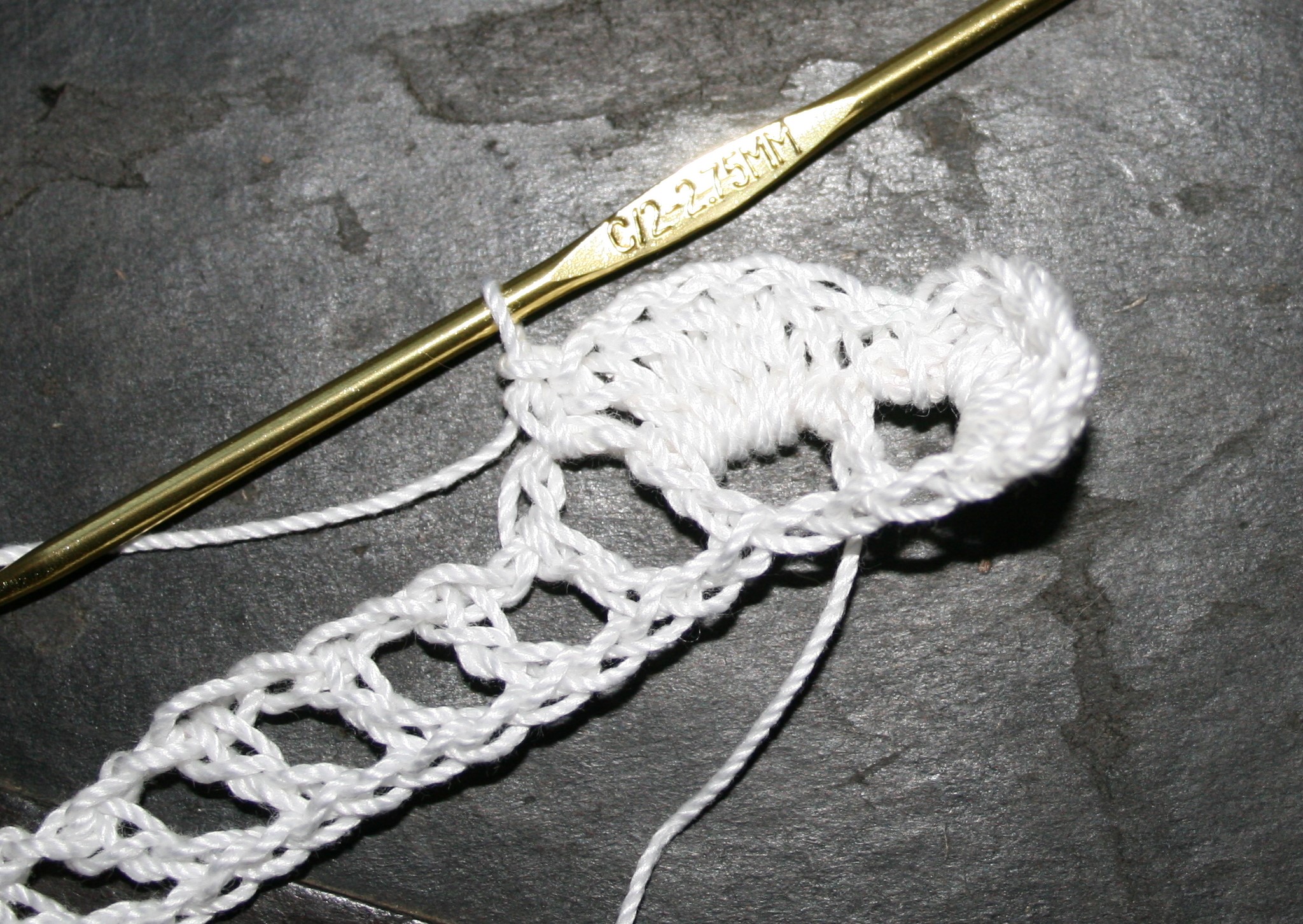 Candy Cane Lace - Linda Dean CrochetLinda Dean Crochet